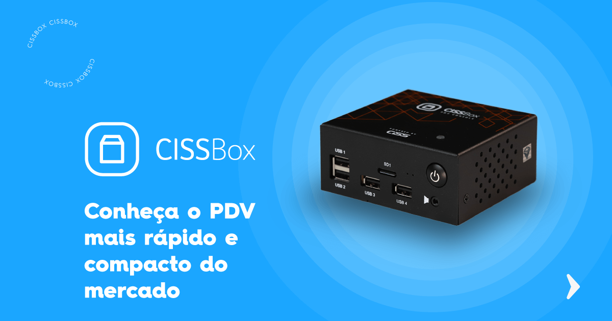 CISSBox | PDV rápido e econômico que cabe na palma da mão
